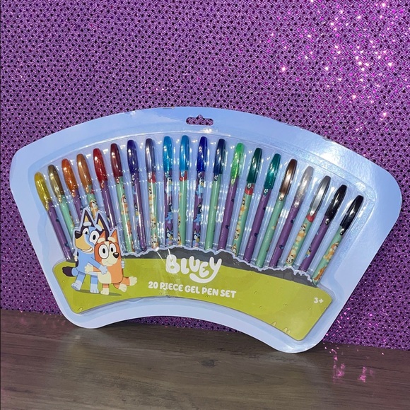 Disney | Office | Disney Bluey 2piece Gel Pen Set | Poshmark